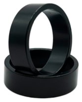 Black Spacers - 4 per bag – Throne Cycles